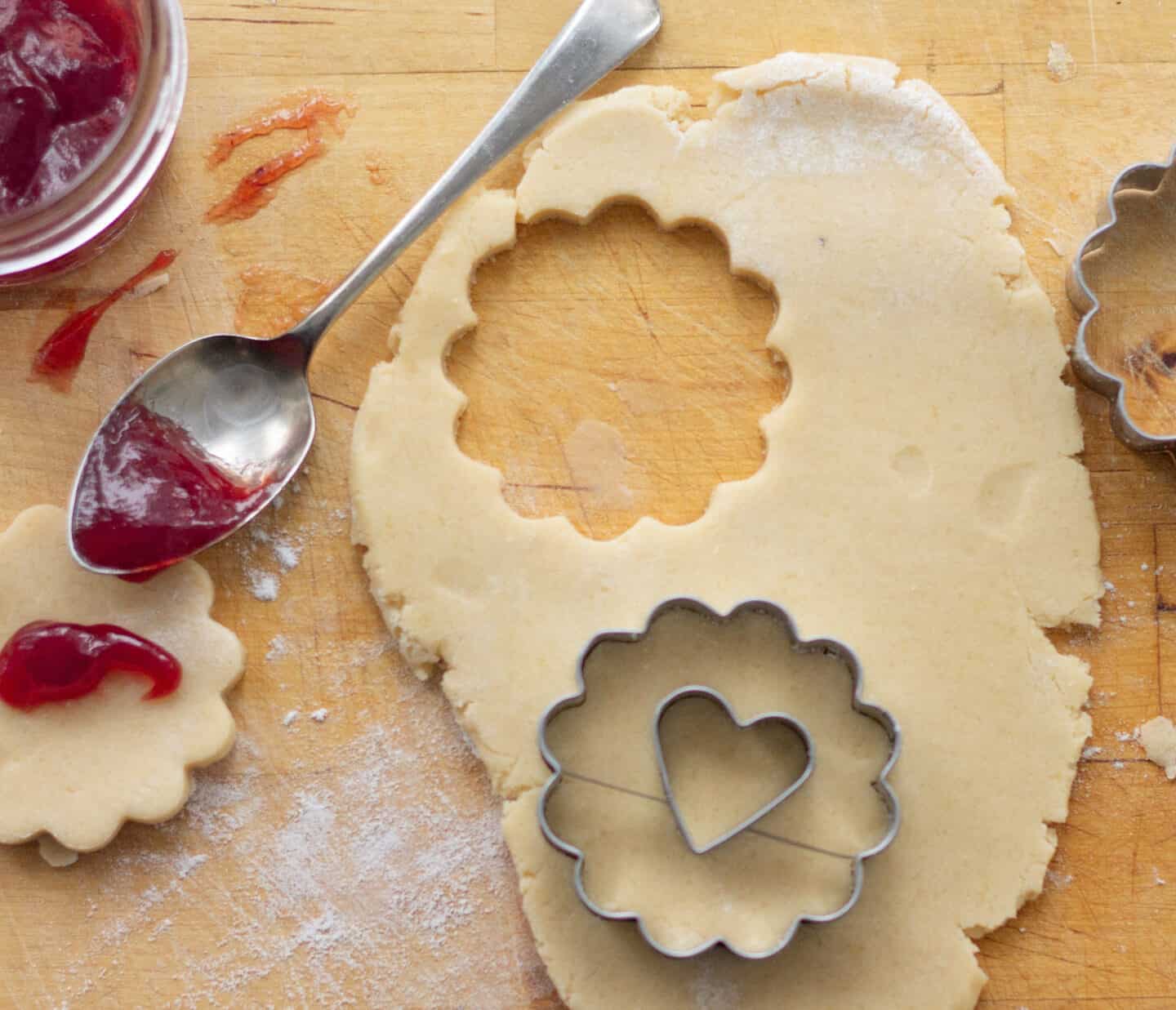 How to Make Vegan Agave Syrup Linzer Cookies | Sweeter Than Oats