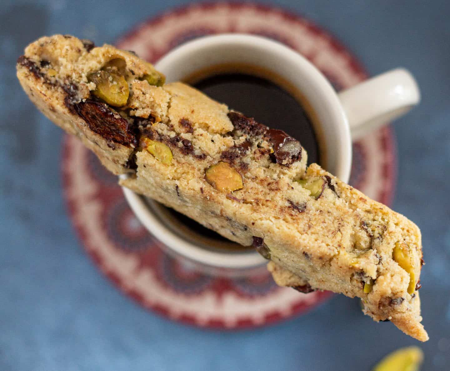 Easy Vegan Biscotti Recipe, delicious and crisp! | Sweeter Than Oats