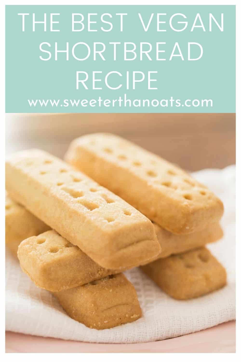 How to Make Easy Vegan Shortbread | Sweeter Than Oats