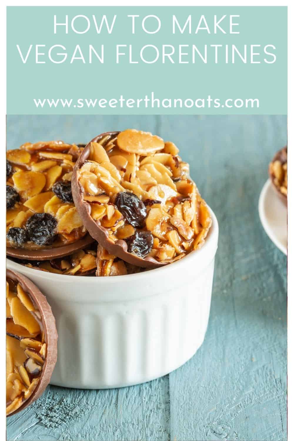 How to Make Easy Vegan Florentines | Sweeter Than Oats