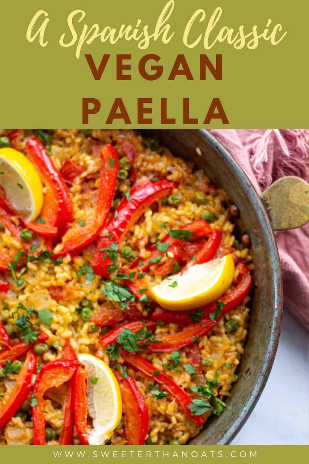 Deliciously Easy and Tasty Vegan Paella | Sweeter Than Oats