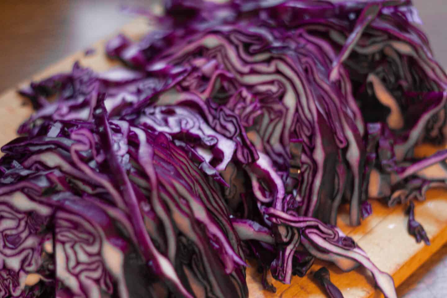 Vegan Braised Red Cabbage with Cherries - a classic festive side dish ...