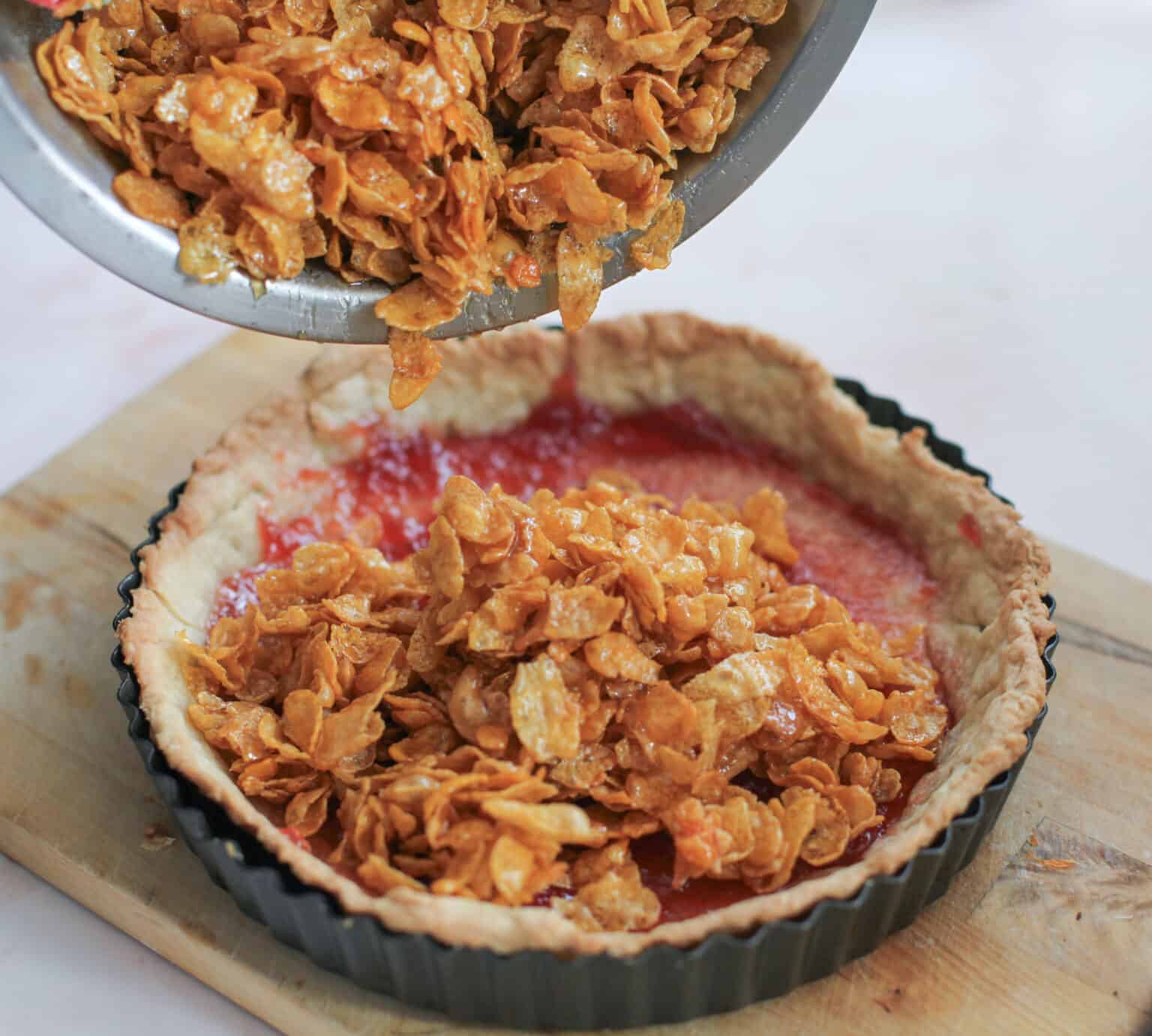 Easy and Delicious Vegan Cornflake Tart | Sweeter Than Oats